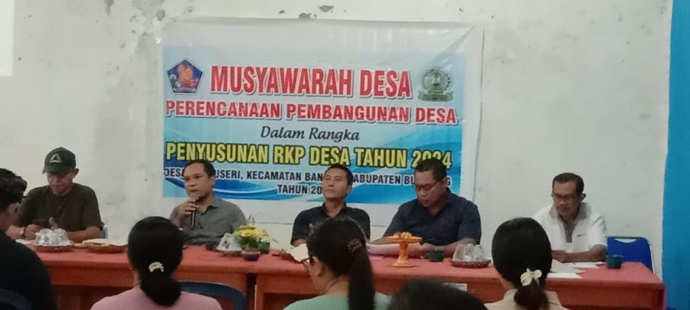 Musyawarah Desa (Musdes) Perencanaan Pembangunan Desa Dalam Rangka ...